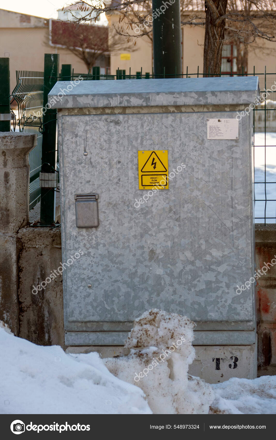 Electrical Panel Standing Street Warning Signs Electrical Panel Box ...