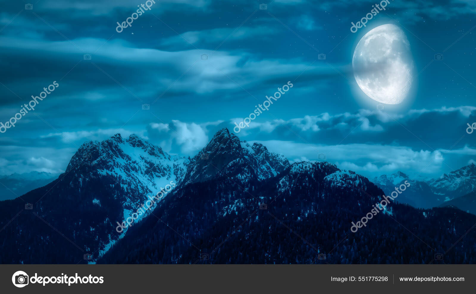 Moon Mountain Scenes