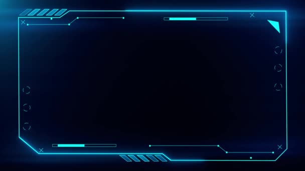 Futuristic HUD video frame Digital technology plexus lines background ...