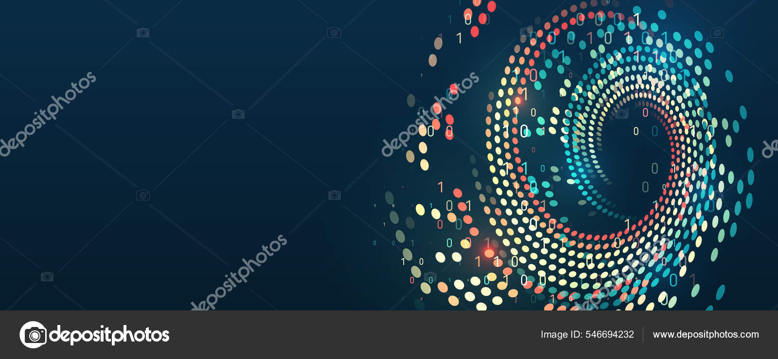 Big Data Visualization Spiral Sign Dynamic Array Information Data Sorting Stock Vector Image by ...