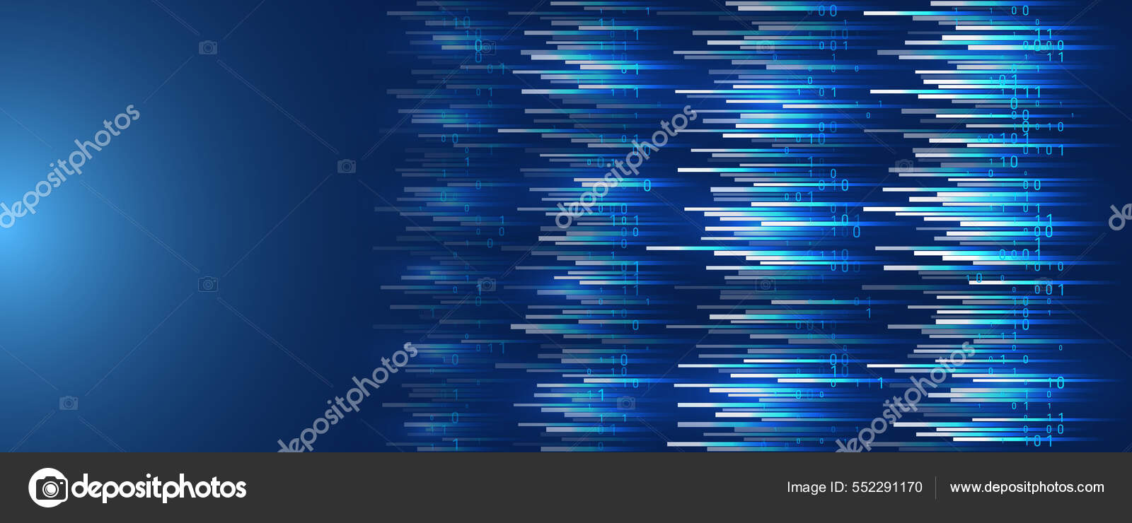 Big Data Visualization Dynamic Array Information Data Sorting Process Big Stock Vector By