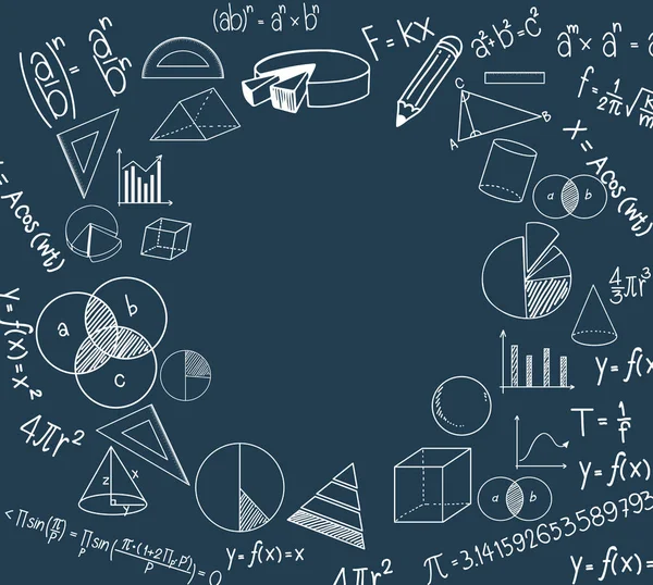 Mathematics Background Clipart With A Large