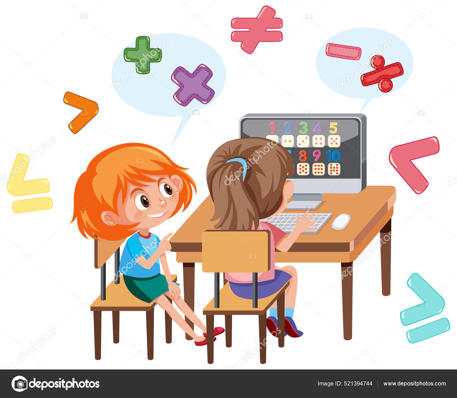 Niños Aprendiendo Imágenes Prediseñadas