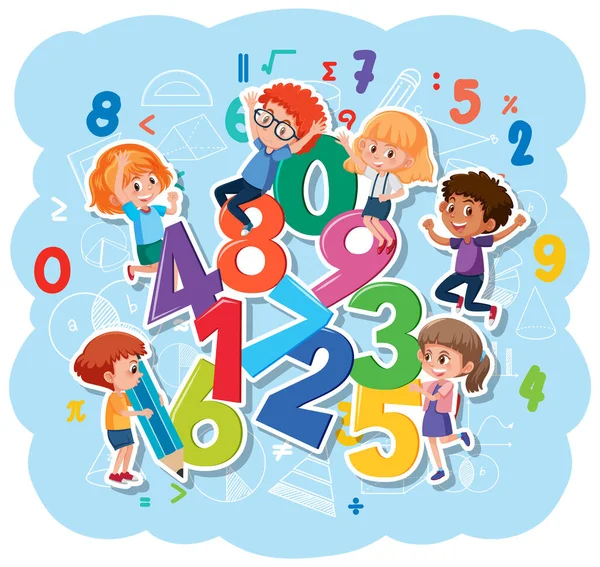 Empty Board School Kids Math Objects Illustration Stock Vector by ...