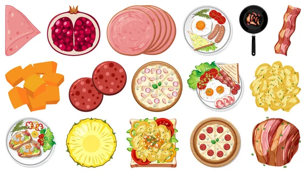 100,000 Healthy food collage Vector Images | Depositphotos