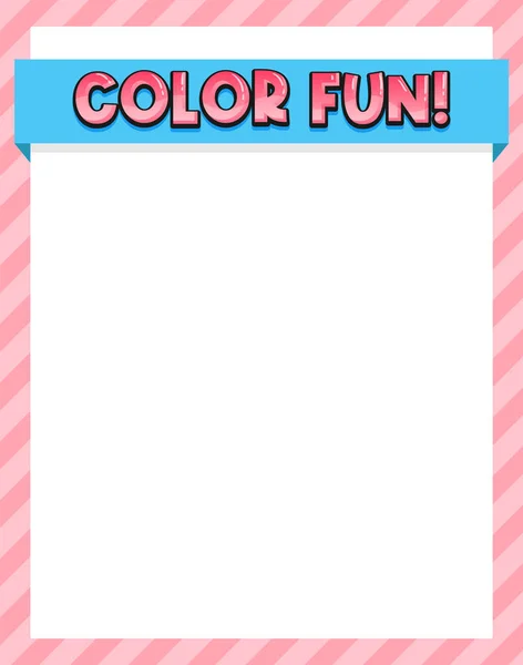 Cute Blank Yellow Color Border Worksheet Illustration Stock Vector by ...