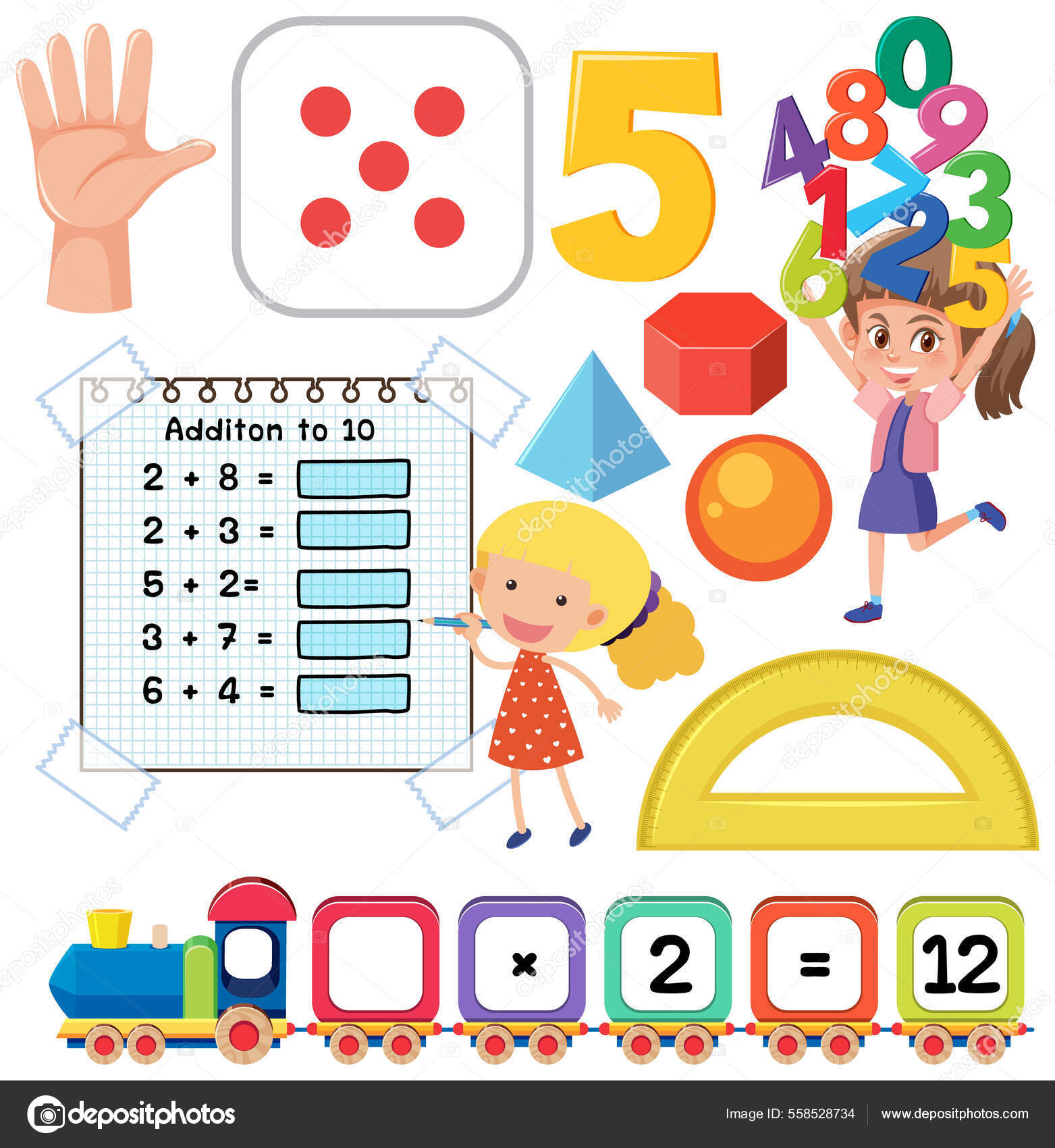 Student Math Clipart