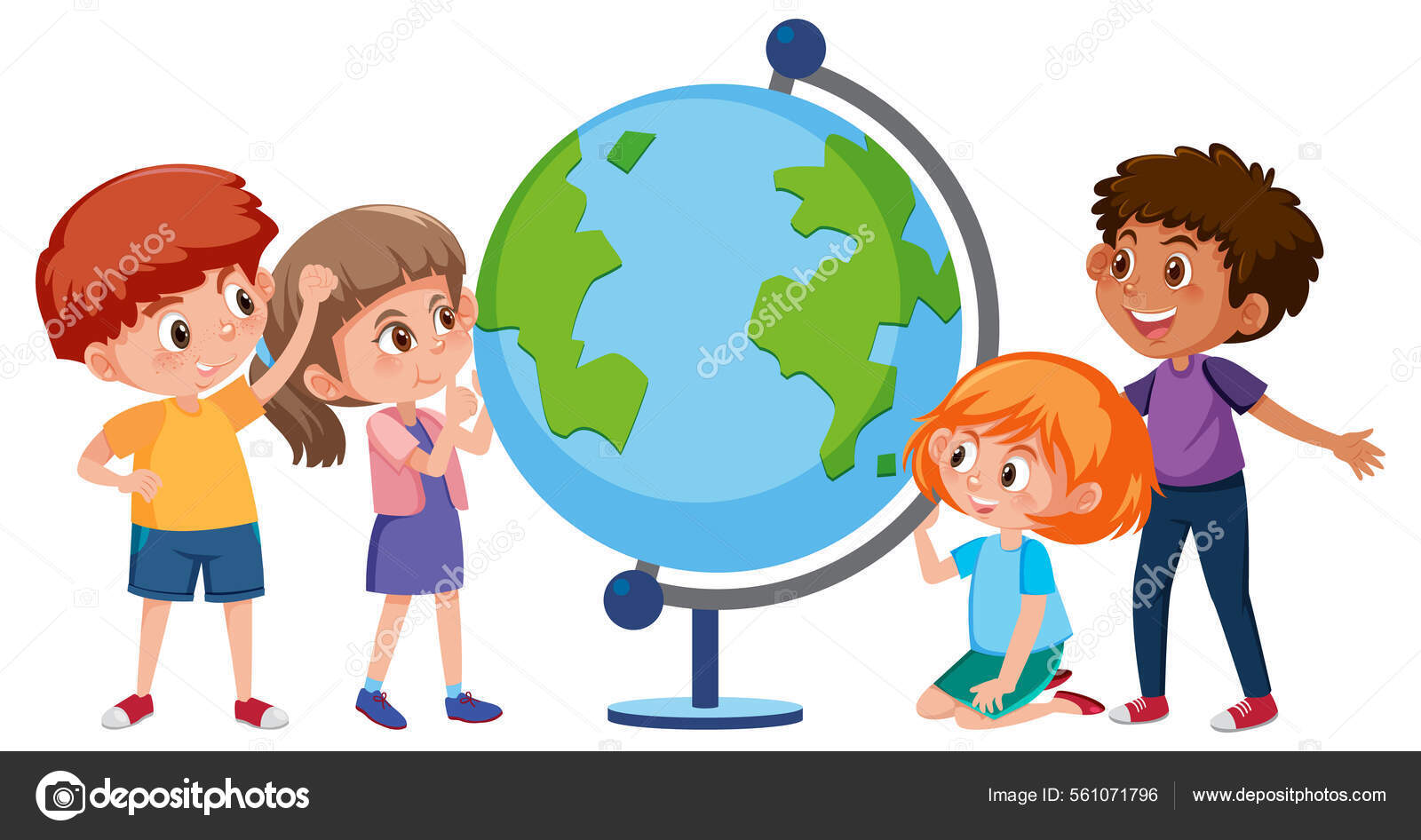 Group Children Learning Globe Illustration Stock Vector by ©brgfx 561071796 Group Children Learning Globe Illustration Stock Vector by ©brgfx 561071796