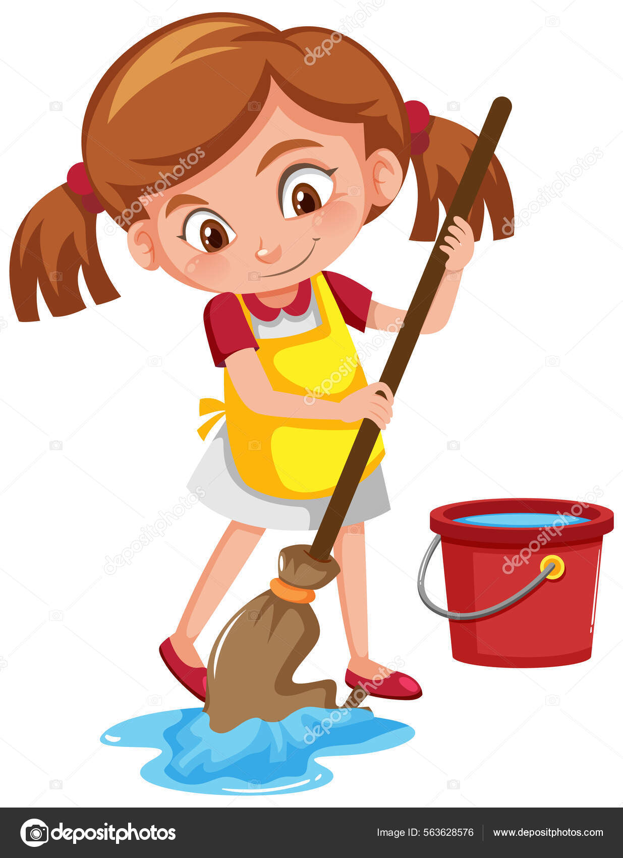 Mop The Floor Clipart