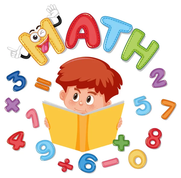 Counting Number Math Symbols Kids Illustration Stock Vector by ©brgfx ...