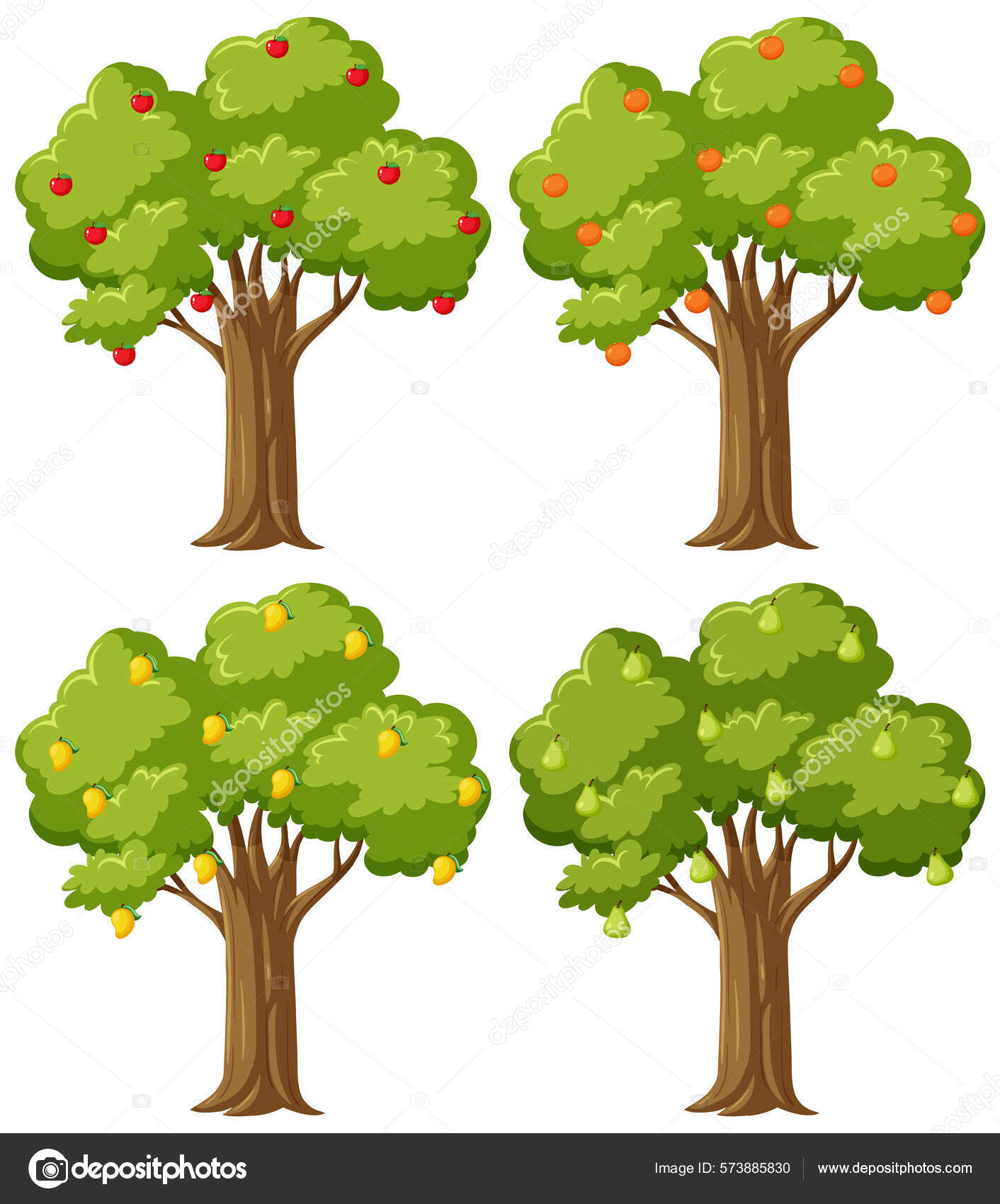 Fruit Trees Clip Art