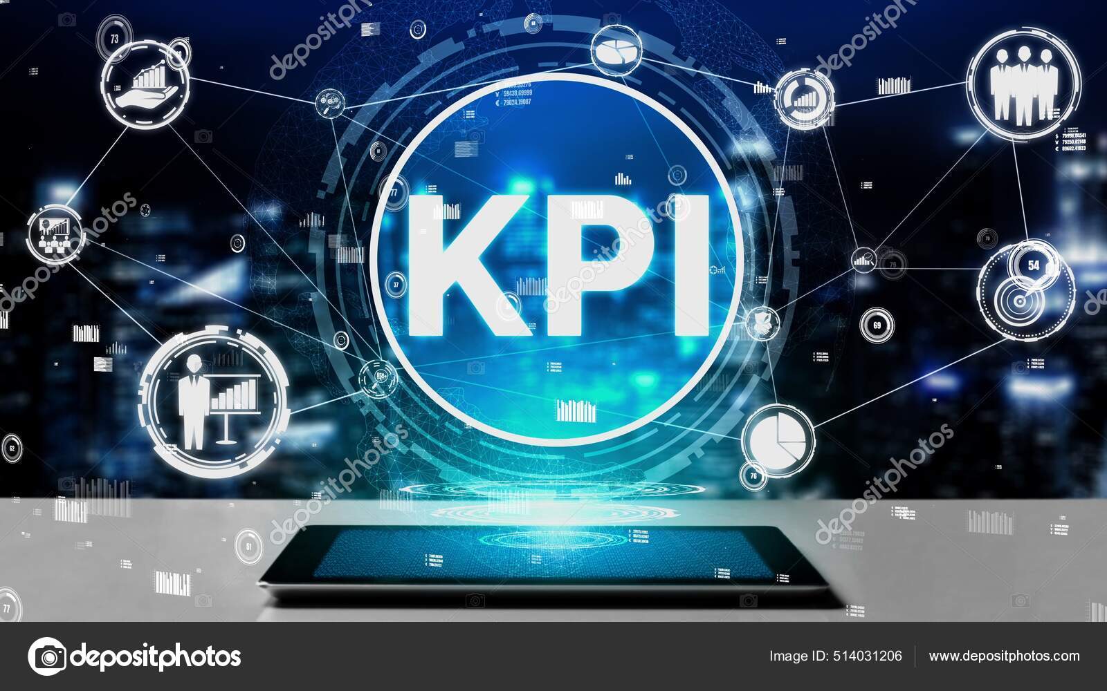 KPI Key Performance Indicator for Business conceptual Stock Photo by ...