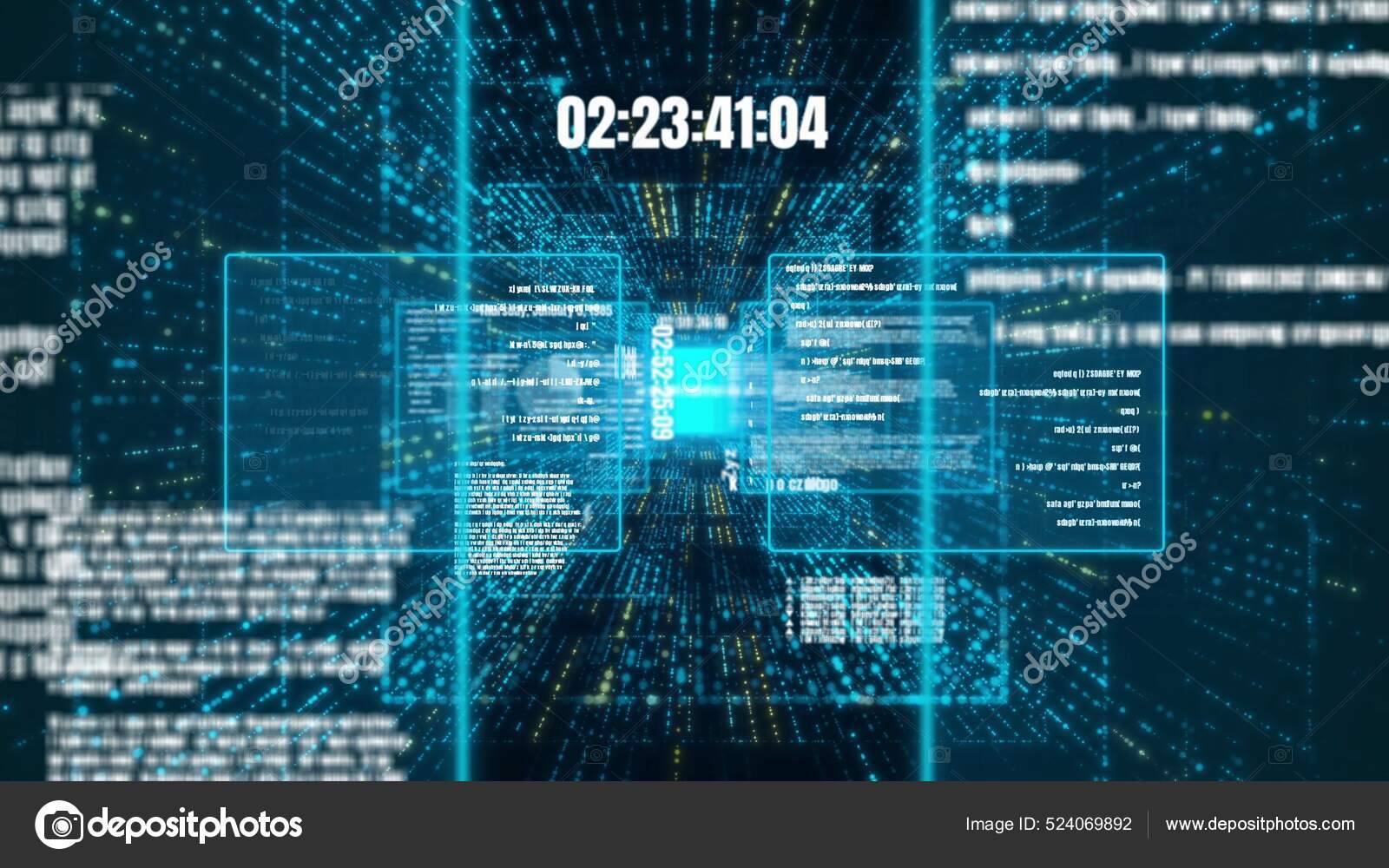 Visionary programming and coding of future software — Stock Photo © BiancoBlue #524069892