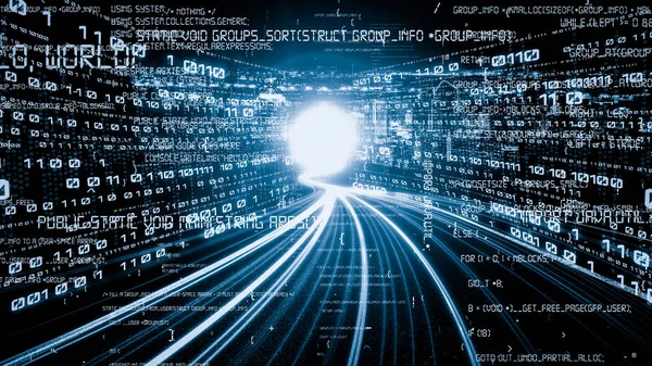 Software development, application programming code and tacit computer coding - Stock Image ...