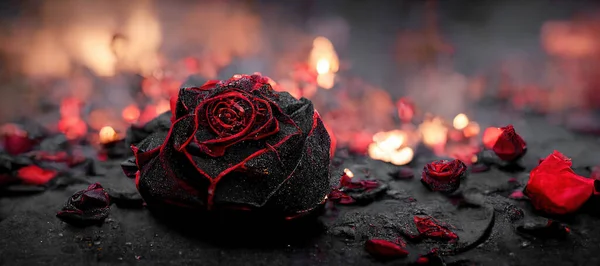 Blood soaked black rose Stock Photos, Royalty Free Blood soaked black ...